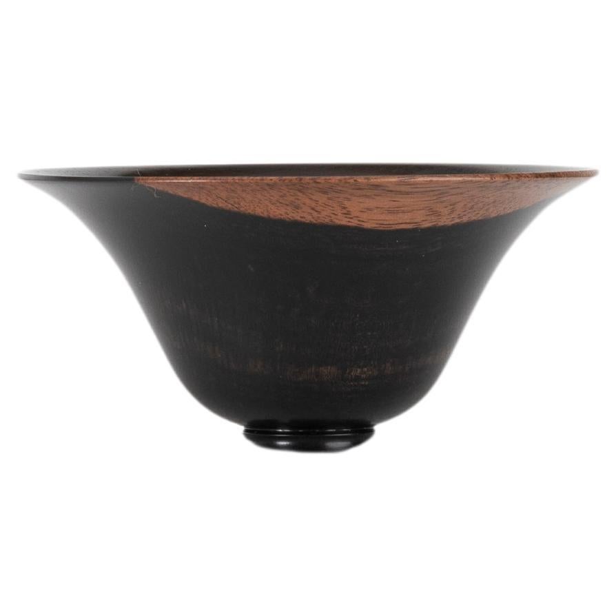 Sculptural Turned Wooden Bowl by Master Craftsman Bert Marsh 1990s For ...