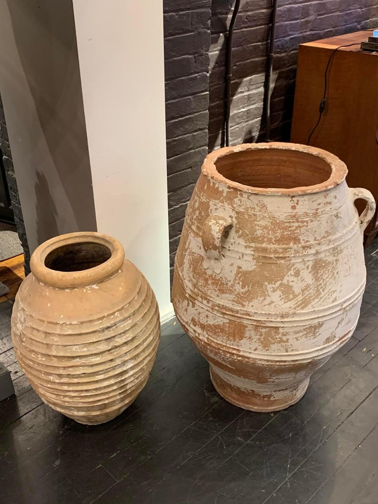 Weathered Greek Olive Jug, Greece, 1920s at 1stDibs