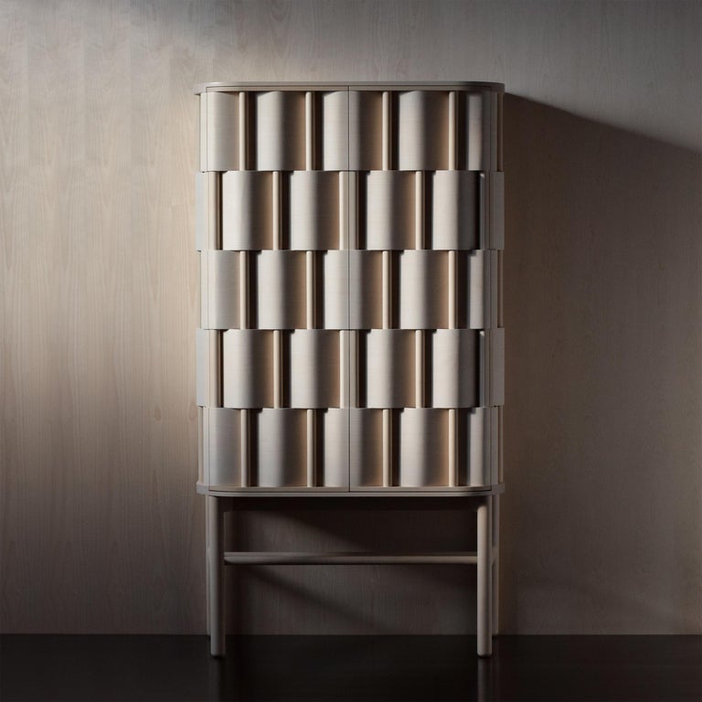 Weave 86, Cabinet from Ringvide, Birch Wood Natural Oil, Scandinavian ...