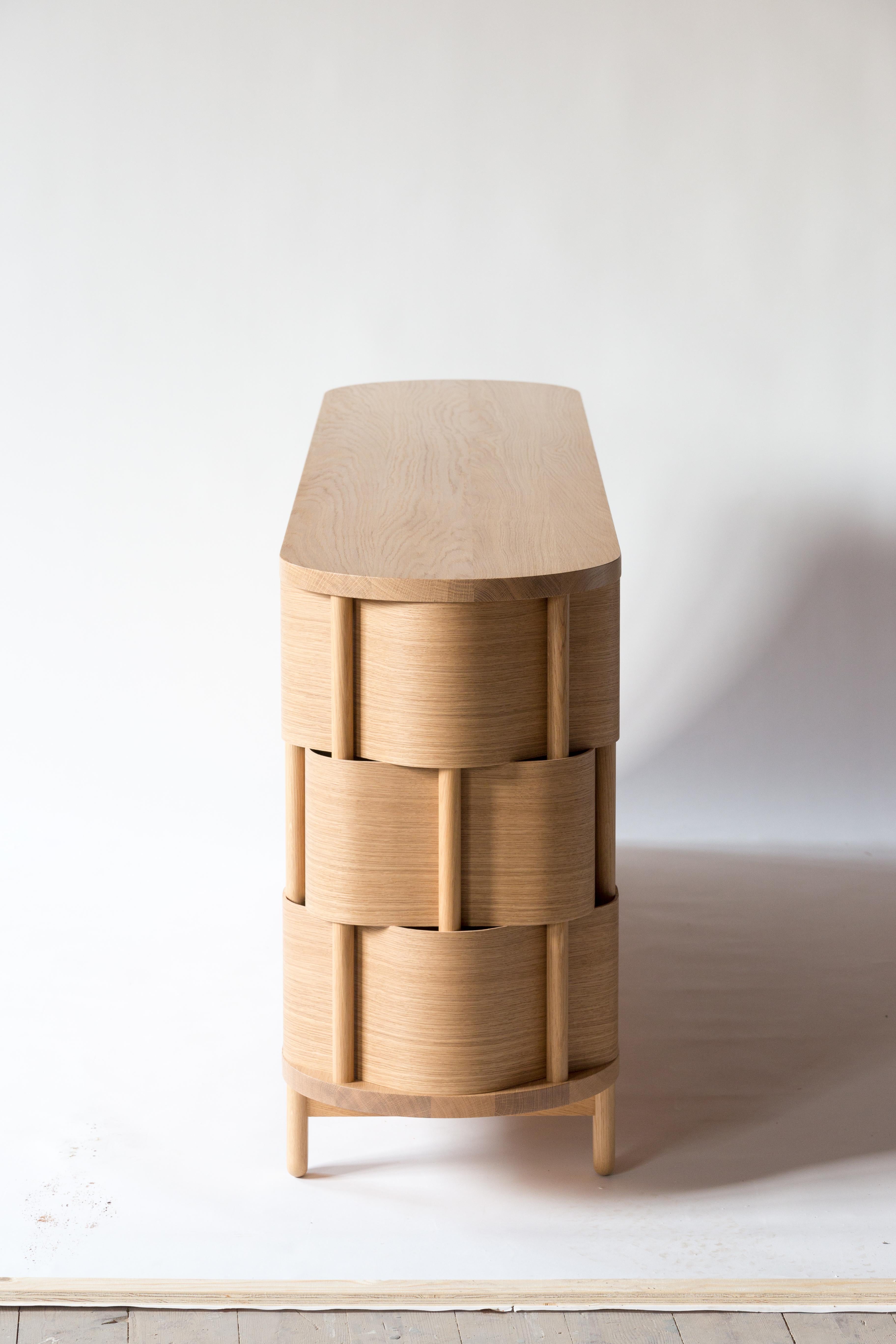 Weave Double Sided Credenza, from Ringvide, Oak Wood, Natural Oil For ...