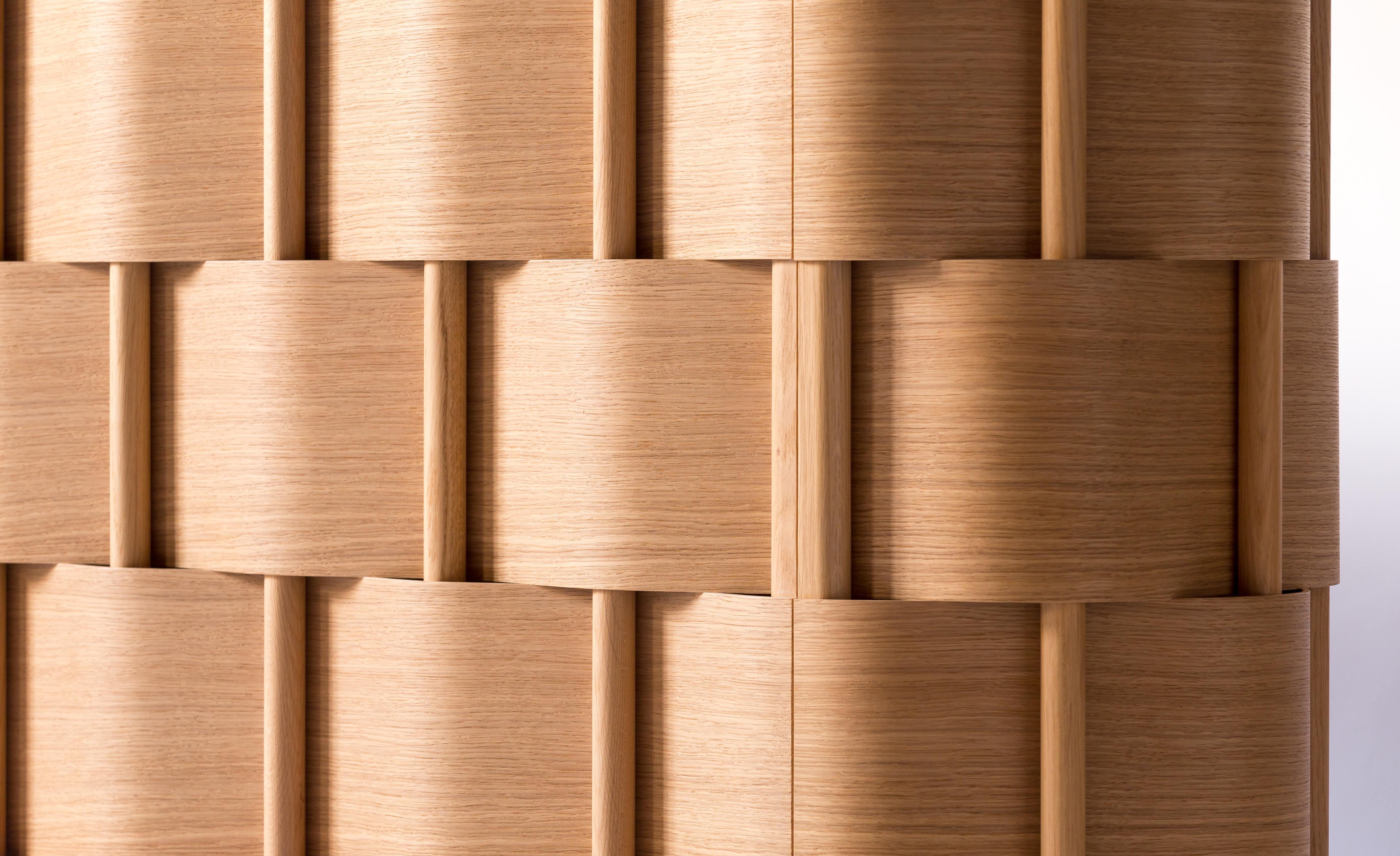 Weave Double Sided Credenza, from Ringvide, Oak Wood, Natural Oil For ...