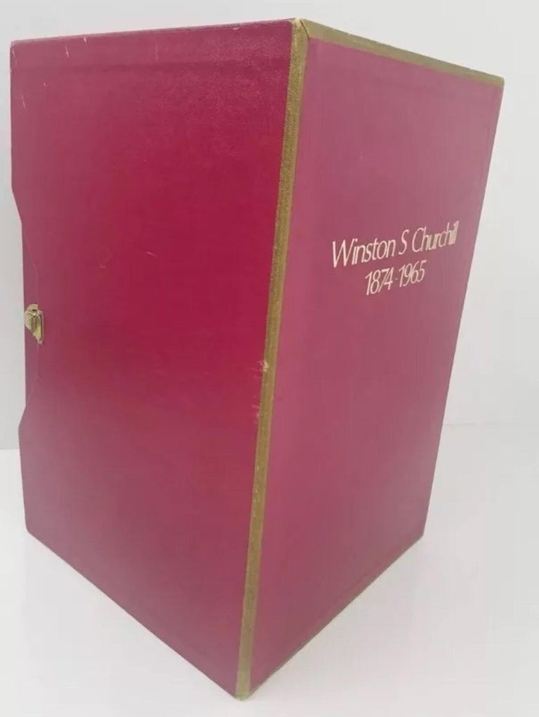 Webb Corbett for Royal Doulton Crystal Bust Sir Winston Churchill Ltd ...