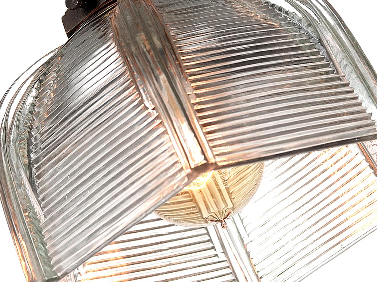 Webbed Hexagon Prismatic Sconce For Sale at 1stDibs