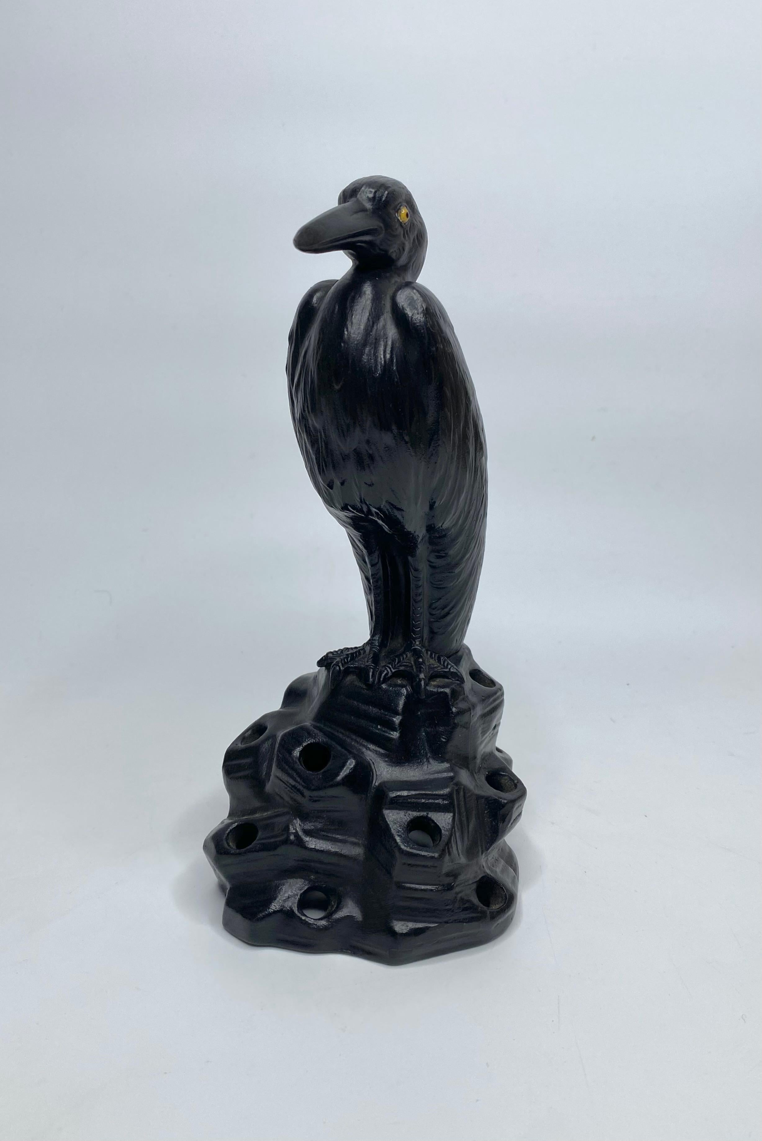 Wedgwood basalt pottery ‘Heron’, modelled by E.W.Light, c. 1913. For ...