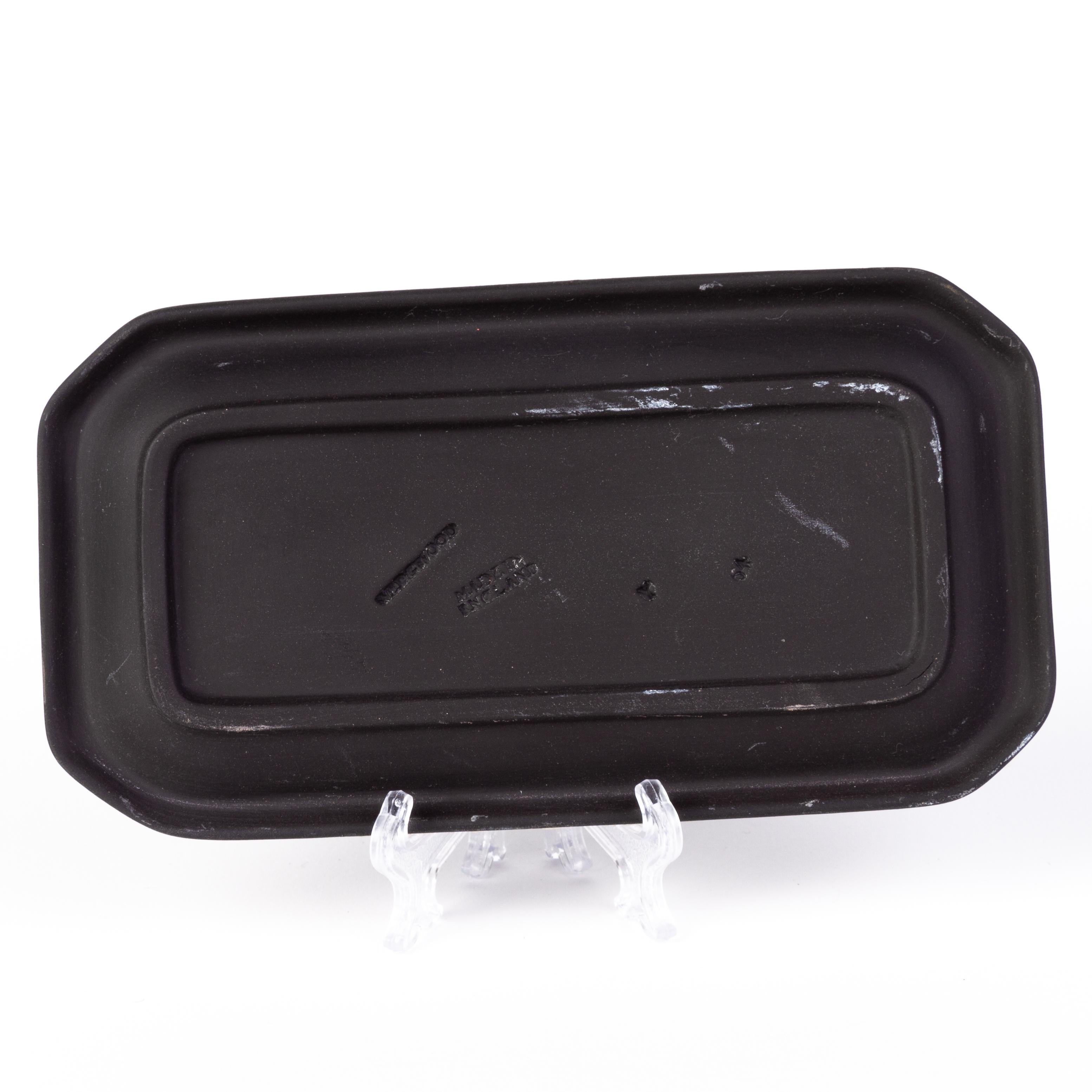 Wedgwood Black Basalt Jasperware Neoclassical Cameo Dish Pocket Empty ...