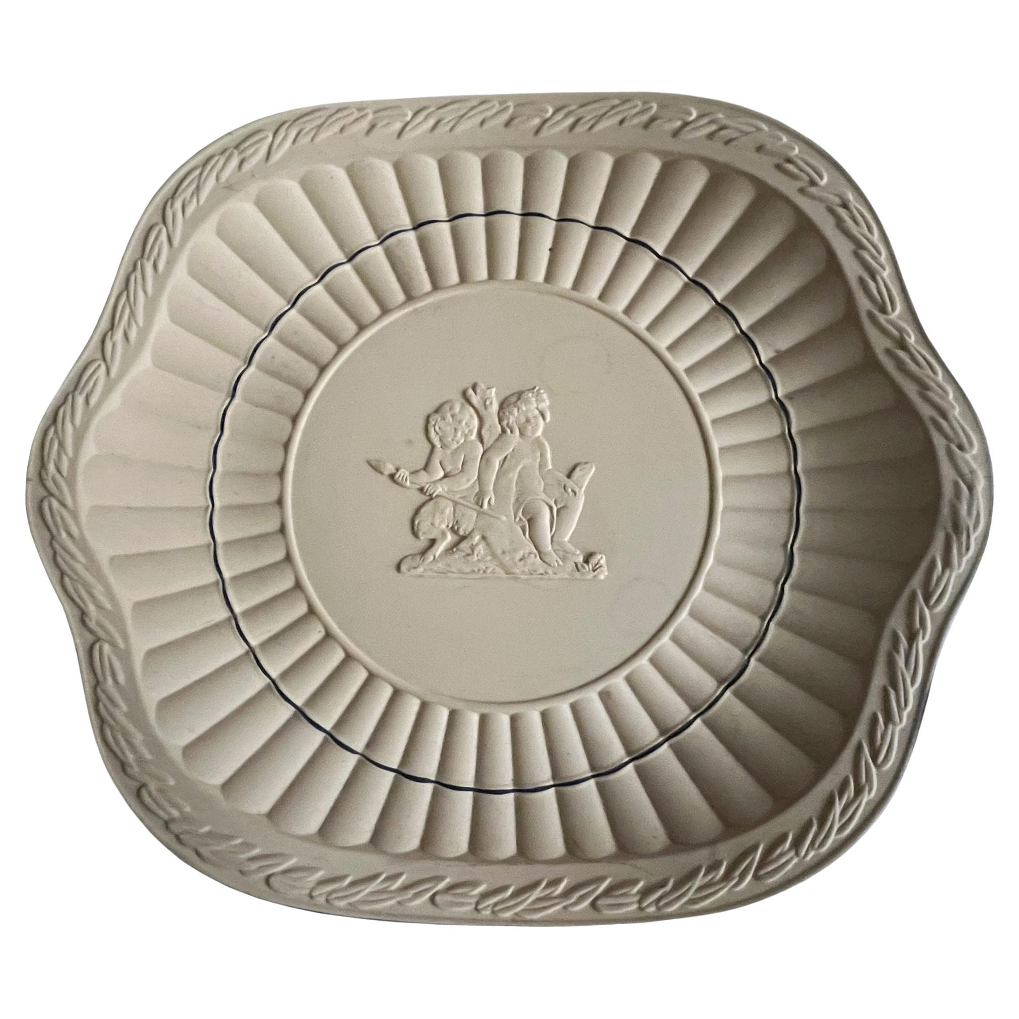Wedgwood Cane Yellow Jasperware Serving Platter For Sale at 1stDibs