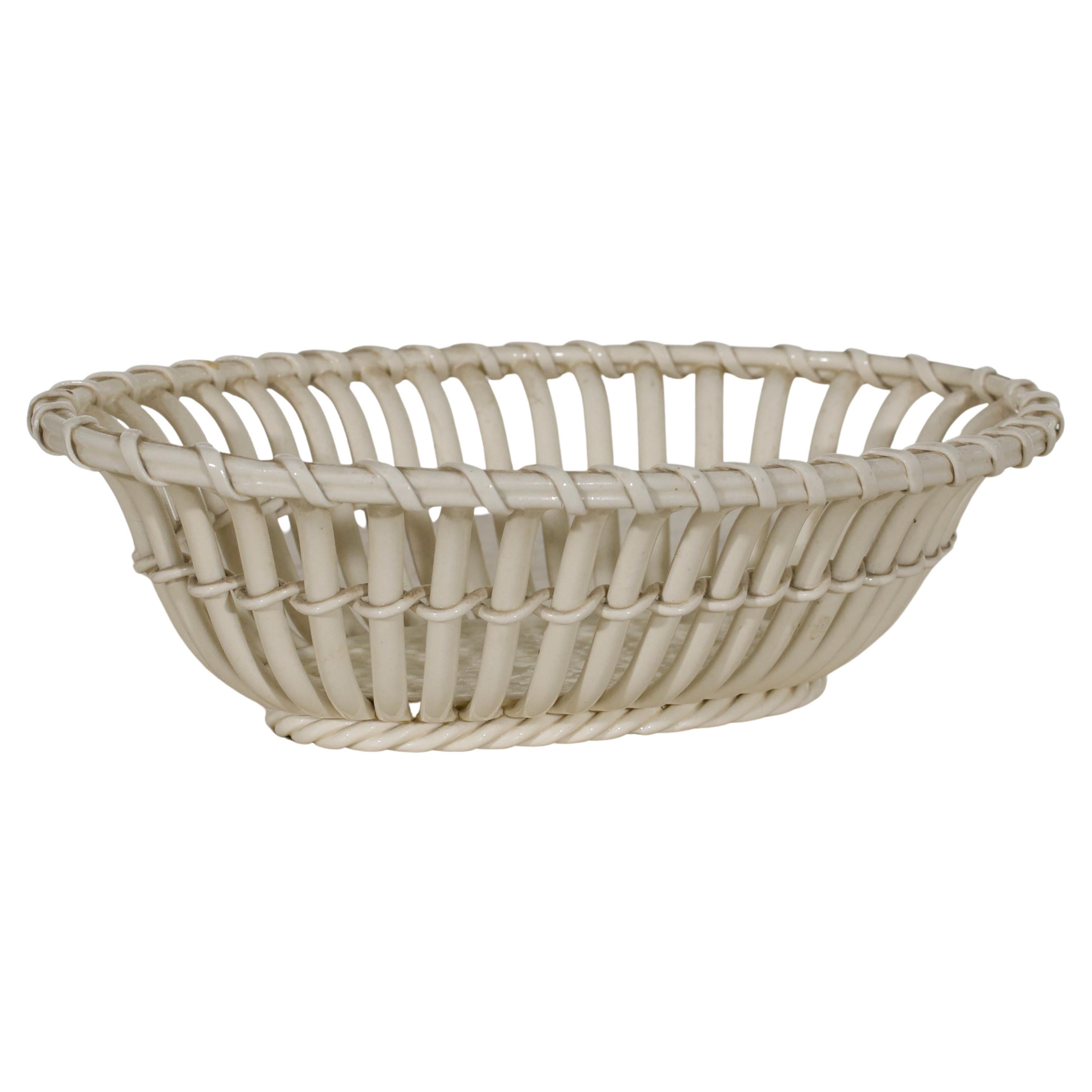 Creamware Chestnut Basket by Wedgwood at 1stDibs | the cellar dinnerware