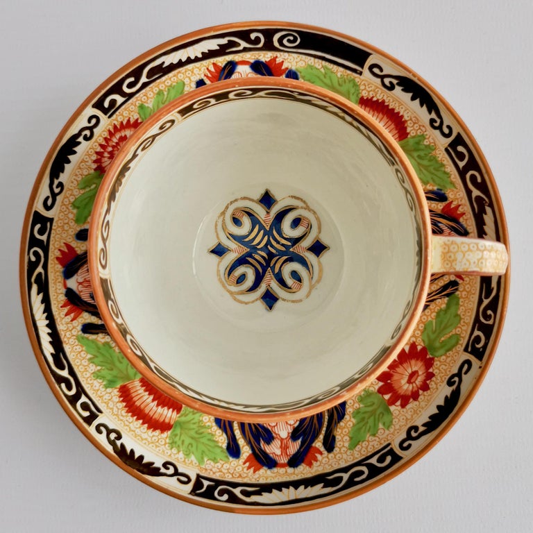 Wedgwood Creamware Teacup Trio, Chrysanthemum Pattern, Regency, ca 1815 ...