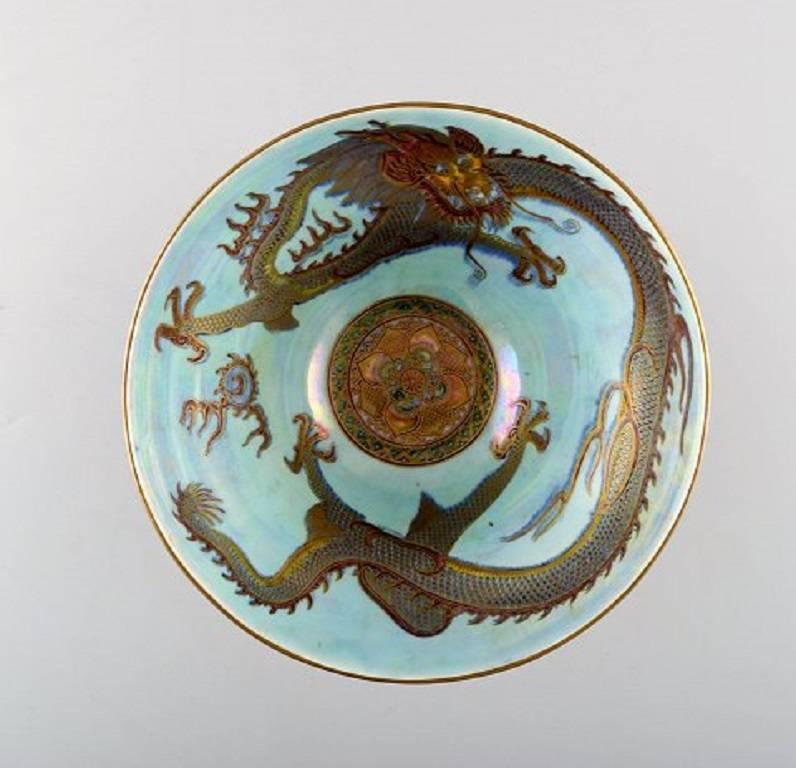 Wedgwood Fairy Luster Bowl in Dragon Pattern at 1stDibs | fairy bowl ...