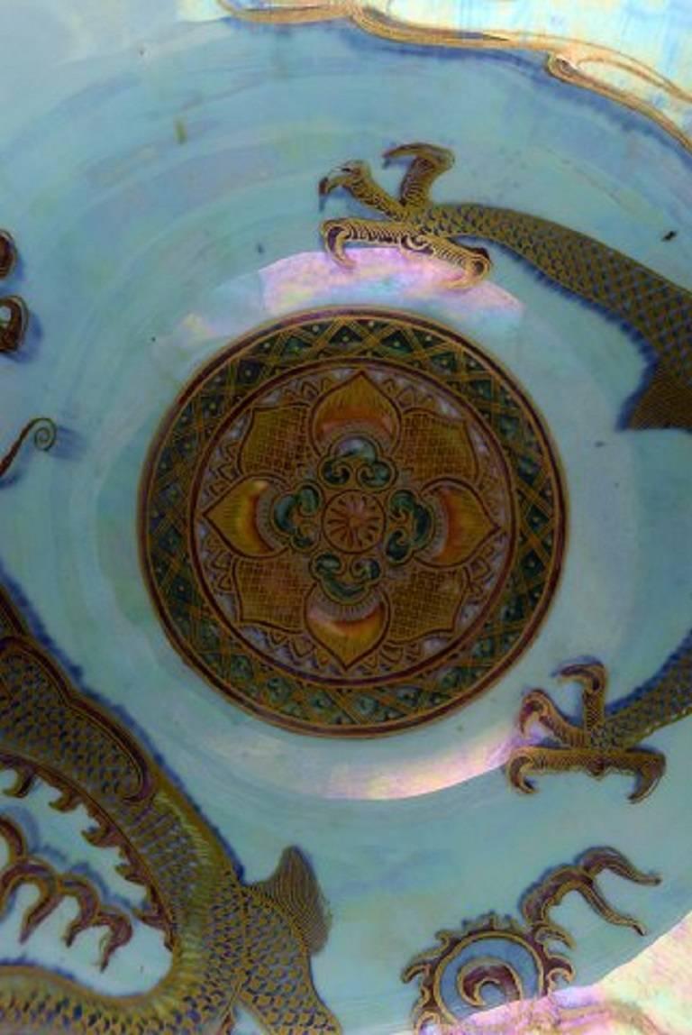 Wedgwood Fairy Luster Bowl in Dragon Pattern at 1stDibs | fairy bowl ...