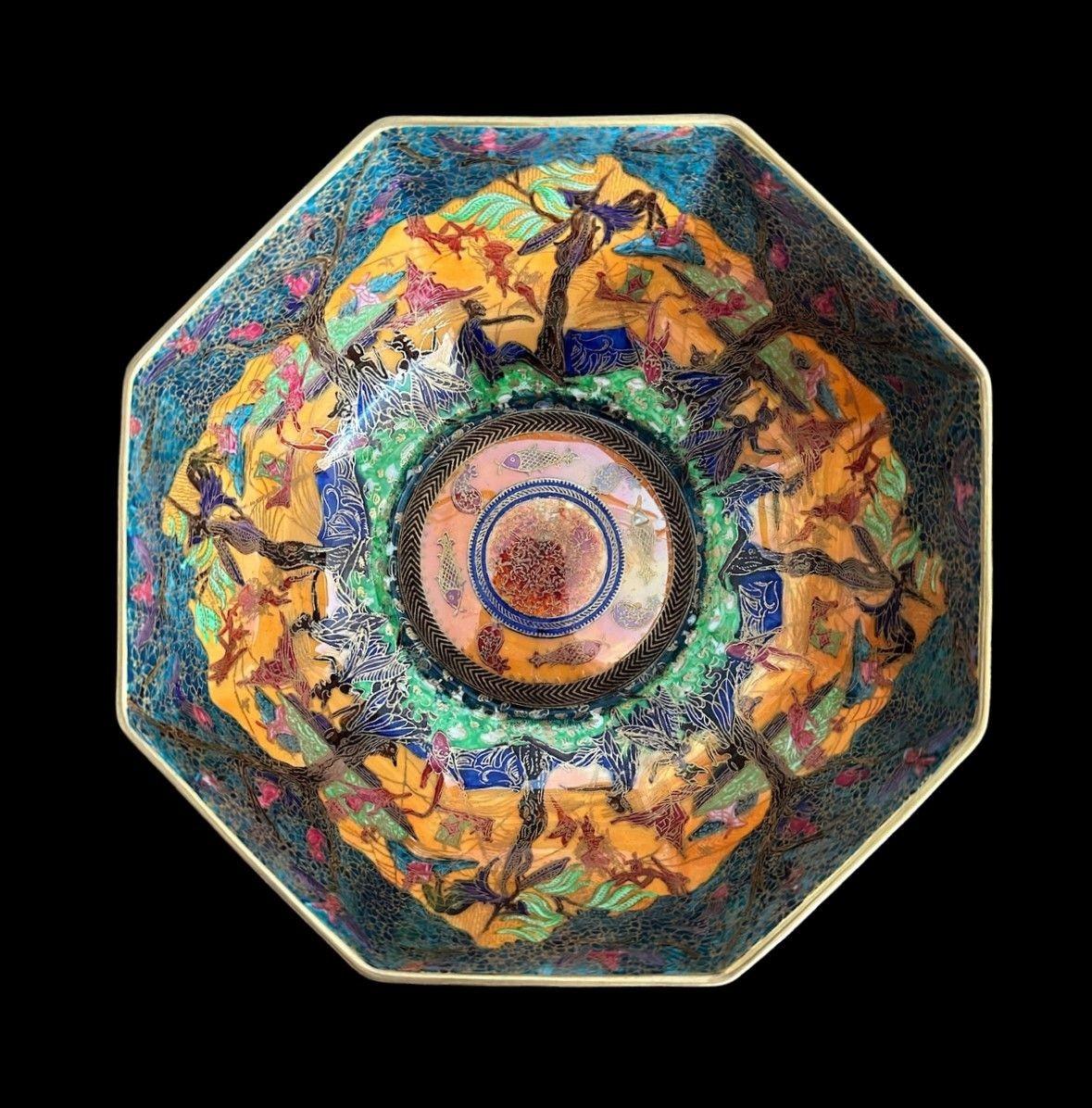 Wedgwood Flame Fairyland Lustre Imperial Bowl For Sale at 1stDibs