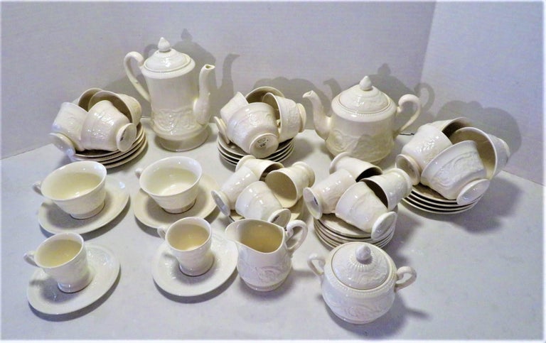 Wedgwood Fine Bone China Dinnerware Patrician Pattern England 165pcs ...