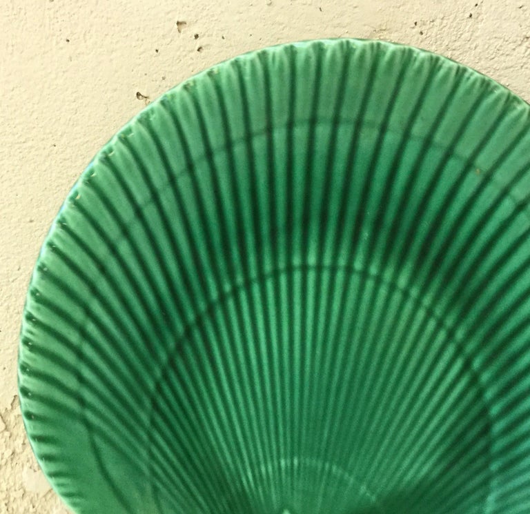 Wedgwood Green Majolica Shell Plate For Sale at 1stDibs | wedgwood ...