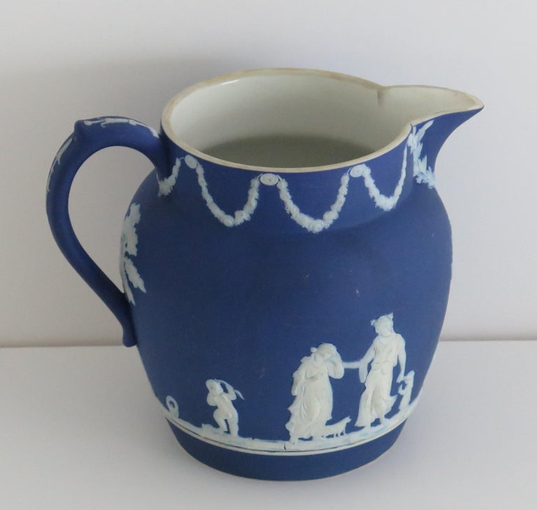 Wedgwood Jasperware Jug or Pitcher Classical Figures Fully Marked ...