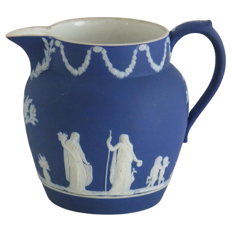 Wedgwood Jasperware Jug or Pitcher Classical Figures Fully Marked ...