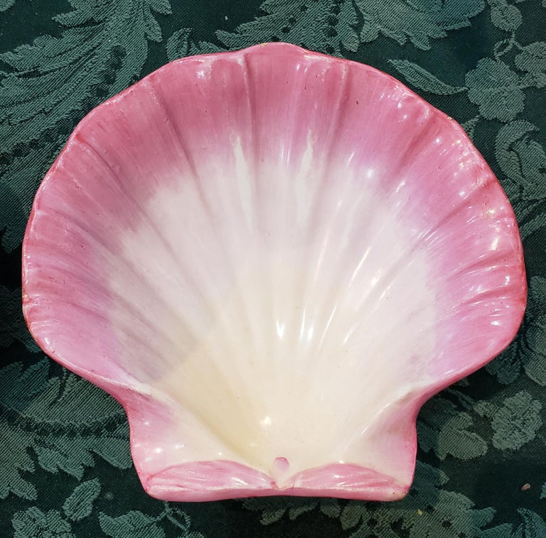 Wedgwood Pottery Pink Scallop Shell Dishes, Set of Four at 1stDibs