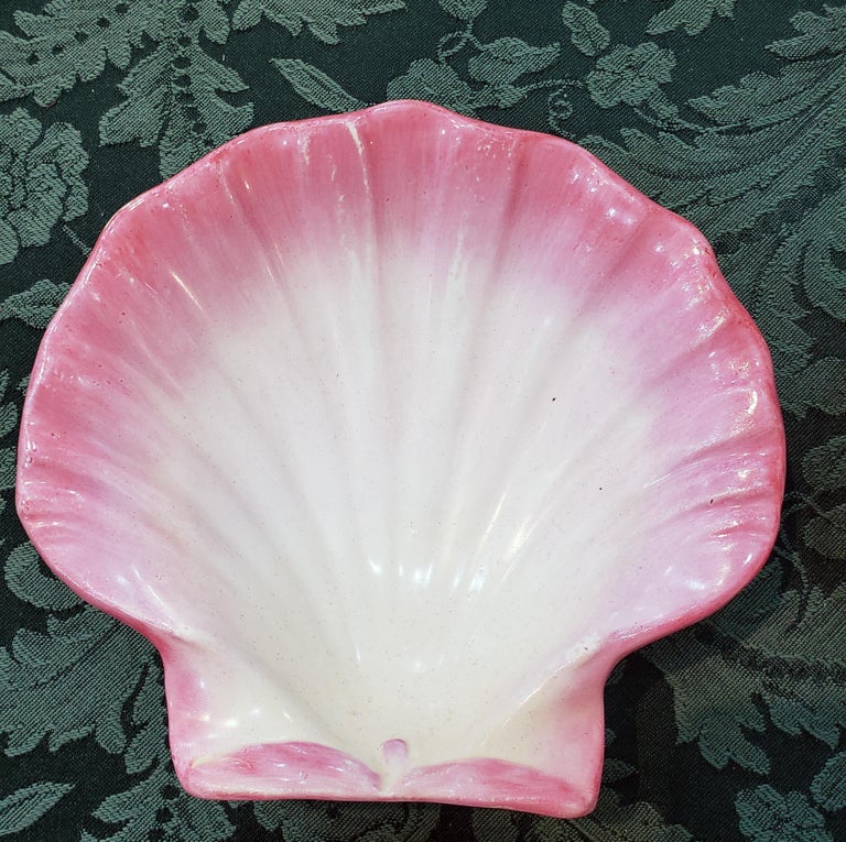 Wedgwood Pottery Pink Scallop Shell Dishes, Set of Four at 1stDibs