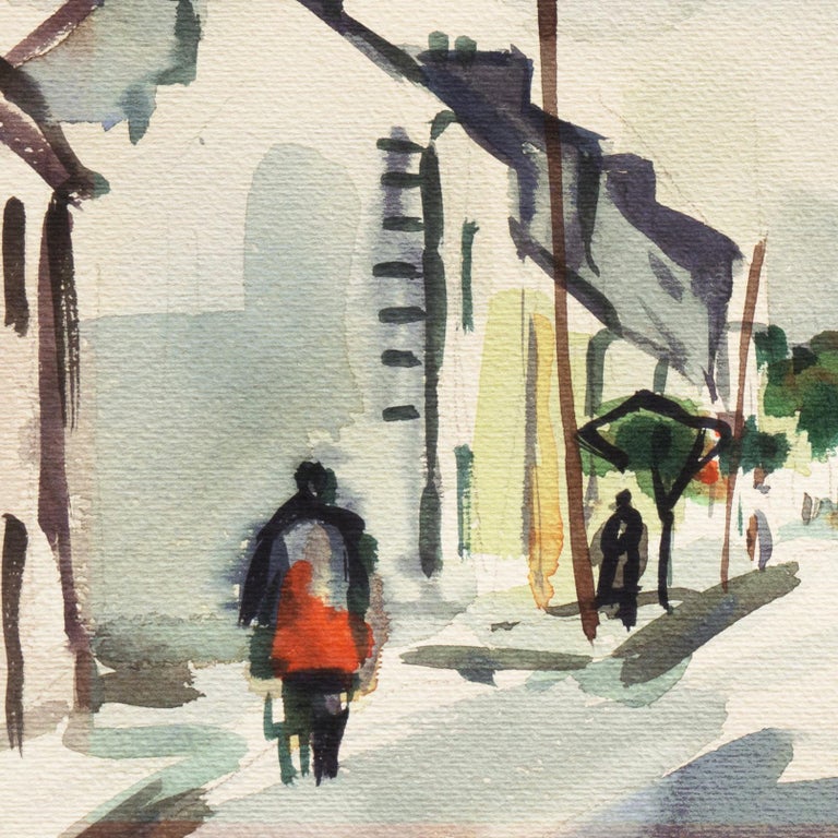 Wedo Georgetti - Irish Village Scene (Post-Impressionism, Ireland ...