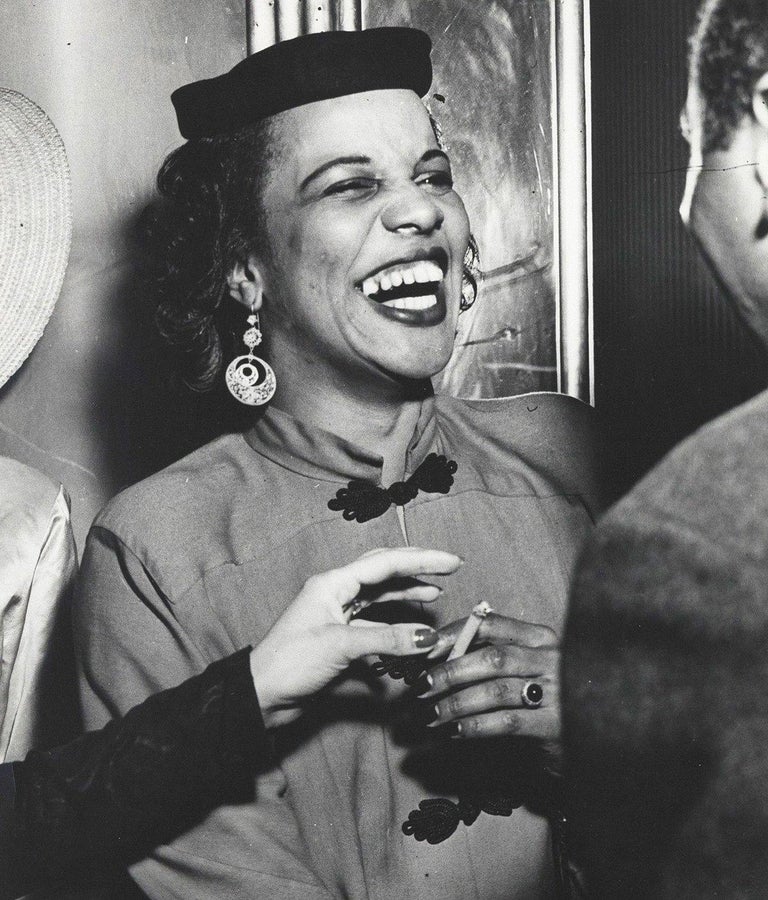 Weegee - Weegee "Woman Laughing, Harlem" For Sale at 1stDibs
