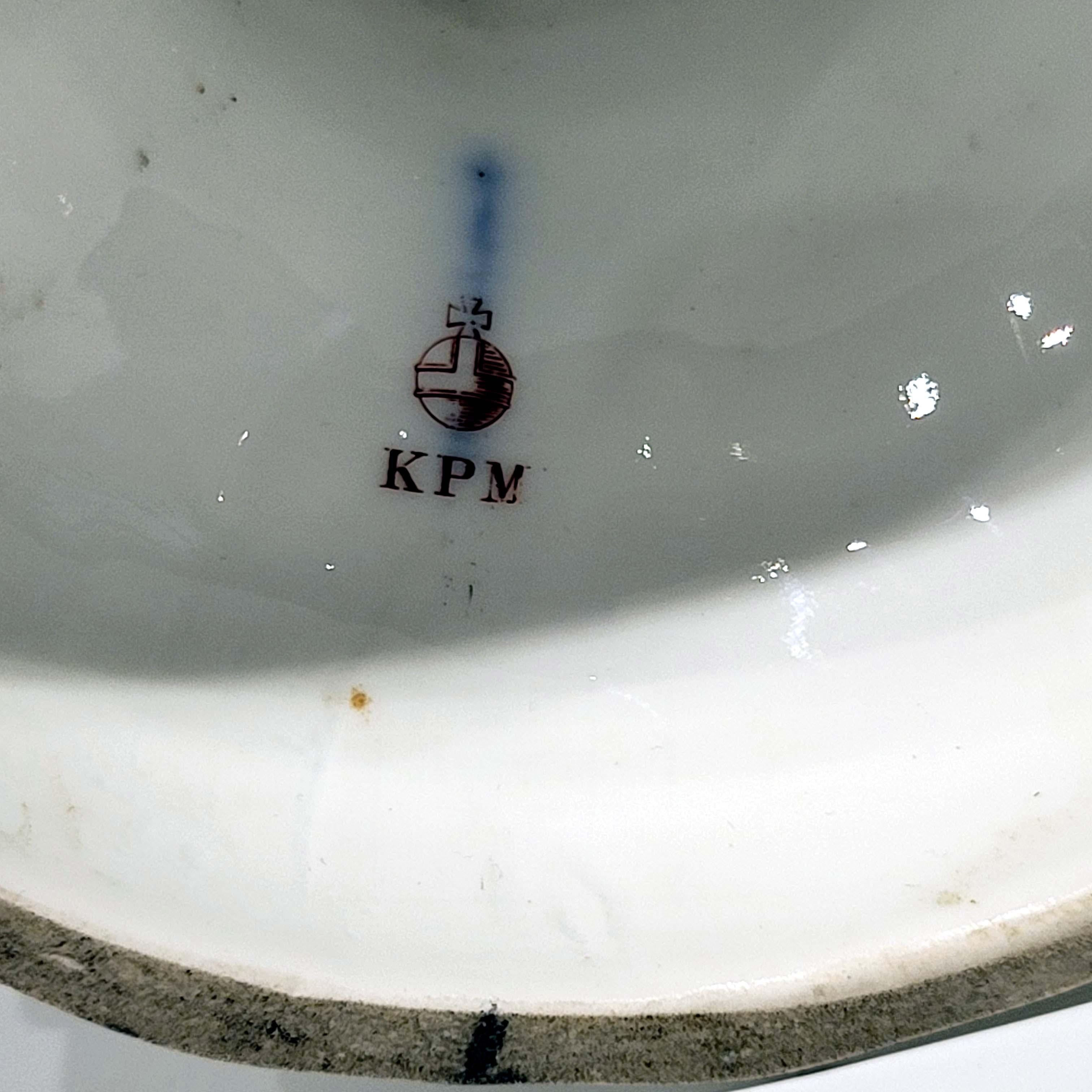 Weichmalerei KPM Berlin Soft Paste Painting Covered Porcelain Vase 19th ...