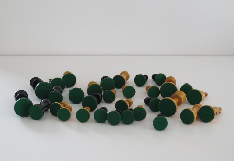 Weighted Club Chess Set Kings Staunton Pattern No. 5 Boxed, Circa 1930 ...