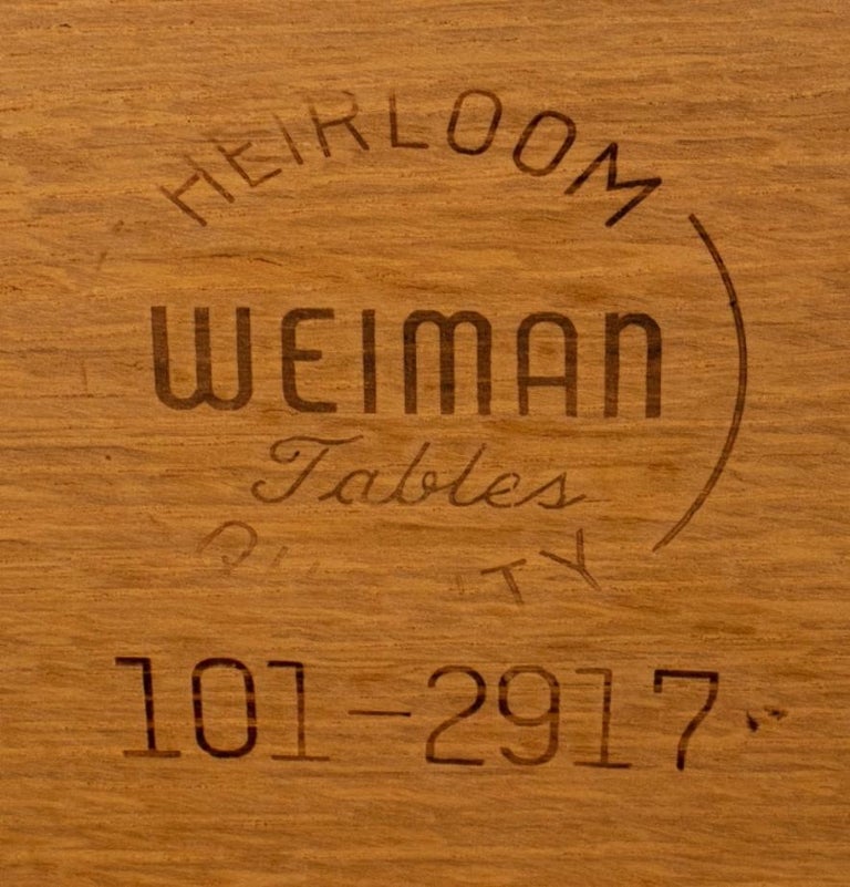 Weiman Midcentury Oak Corner Coffee/Side Table For Sale at 1stDibs