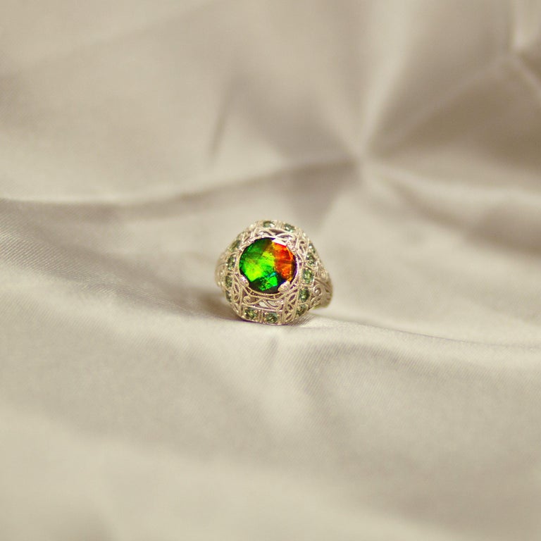 Weinman Elizabeth Sterling Silver Alexandrite A Grade Ring For Sale at ...