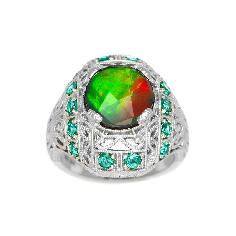 Weinman Elizabeth Sterling Silver Alexandrite A Grade Ring For Sale at ...
