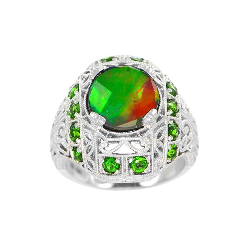 Weinman Elizabeth Sterling Silver Alexandrite A Grade Ring For Sale at ...
