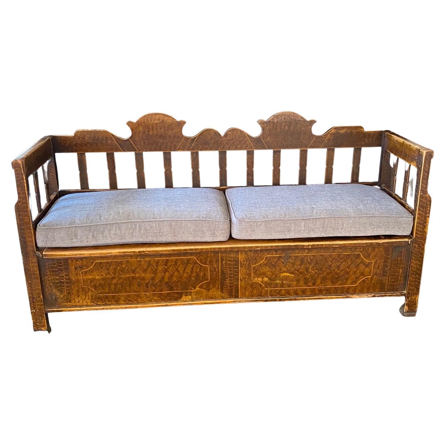 Pair of Sensational Mid-Century Modern Faux Leopard X Style Benches ...