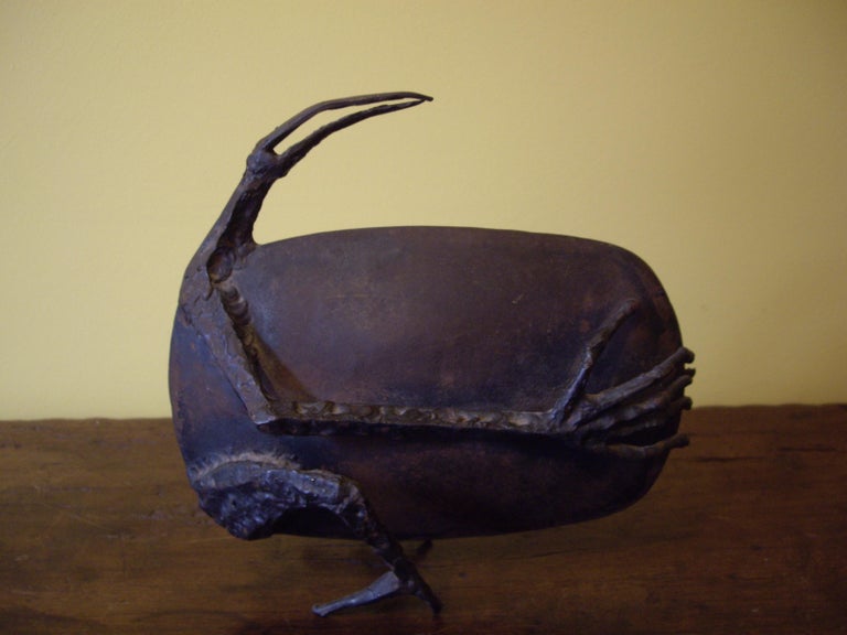 Welded Iron Zoomorphic Sculpture from 20th Century For Sale at 1stDibs
