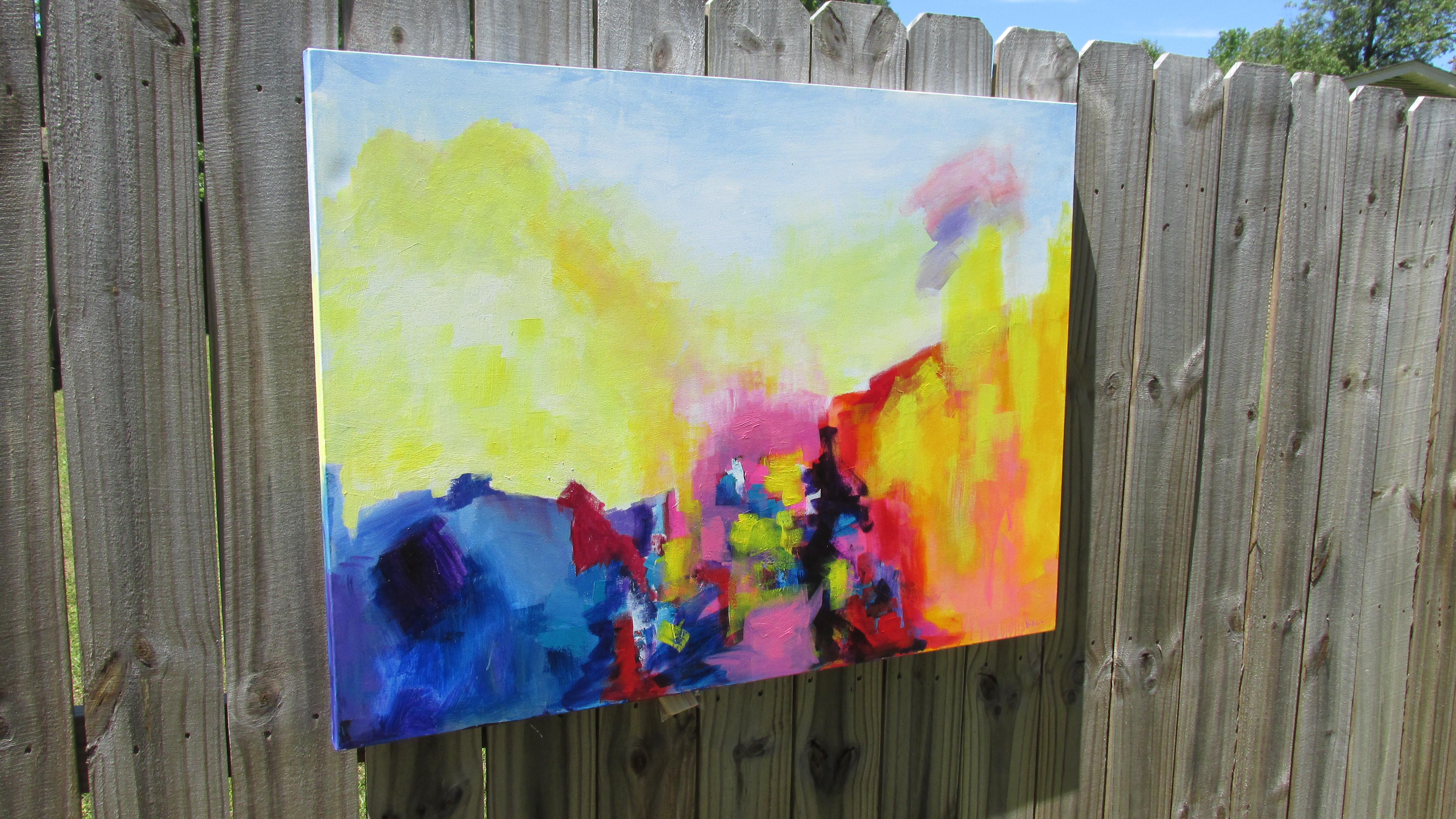 Weldon Ball - Sunday Morning Coming Up, Abstract Painting For Sale at ...