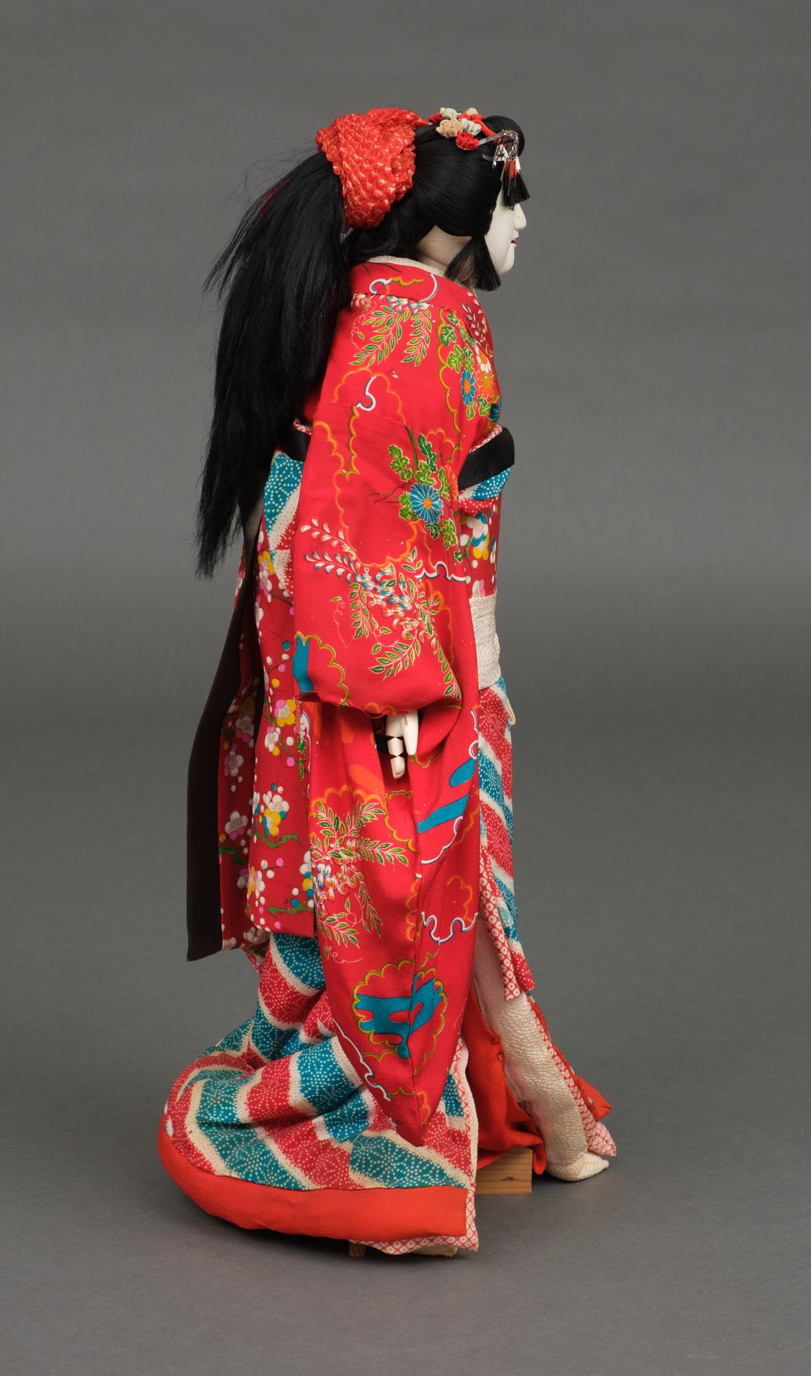 Well-Made Japanese Bunraku 文楽 Doll of a Beautiful Lady Known as Yaoya ...