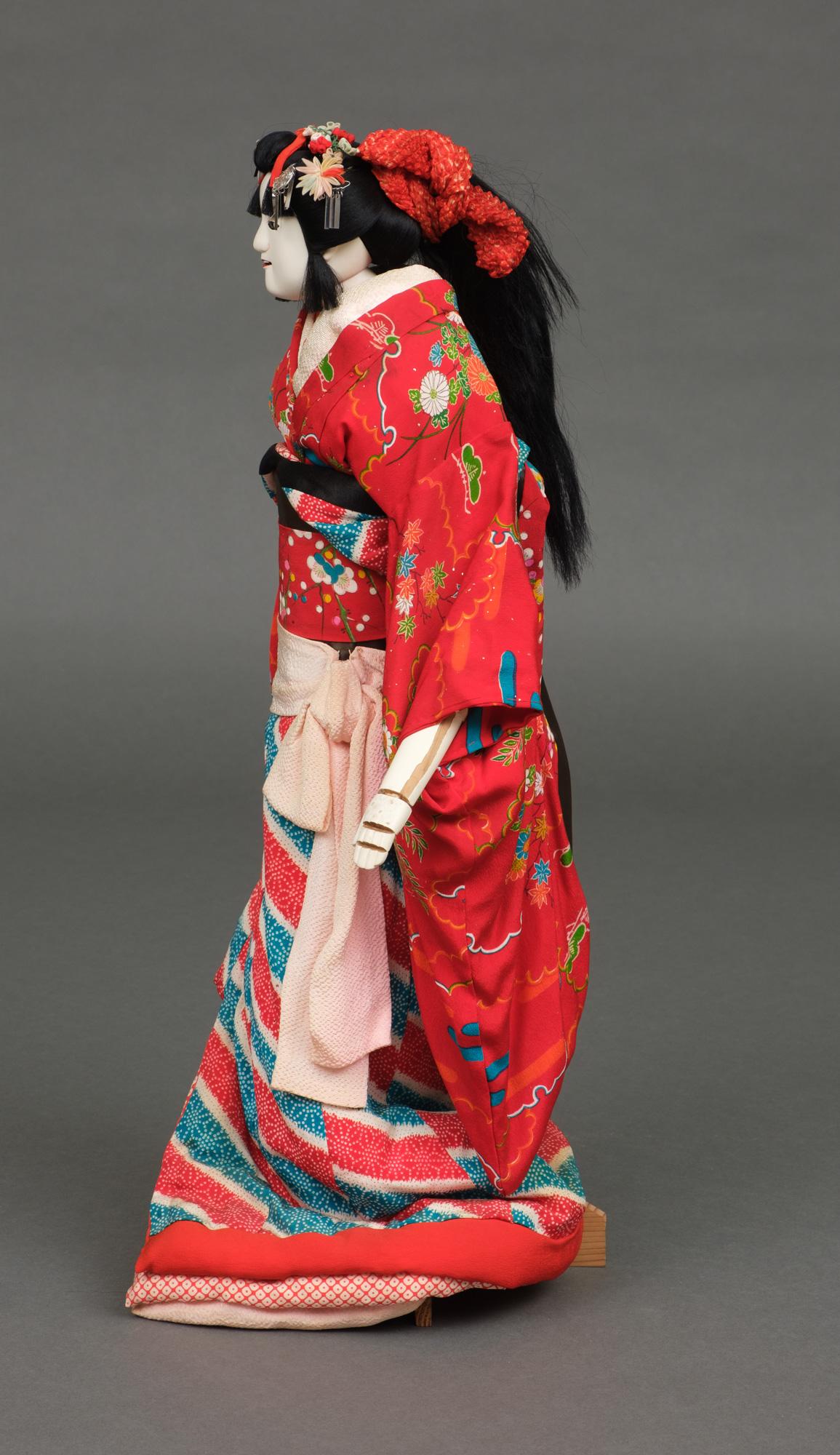 Well-Made Japanese Bunraku 文楽 Doll of a Beautiful Lady Known as Yaoya ...