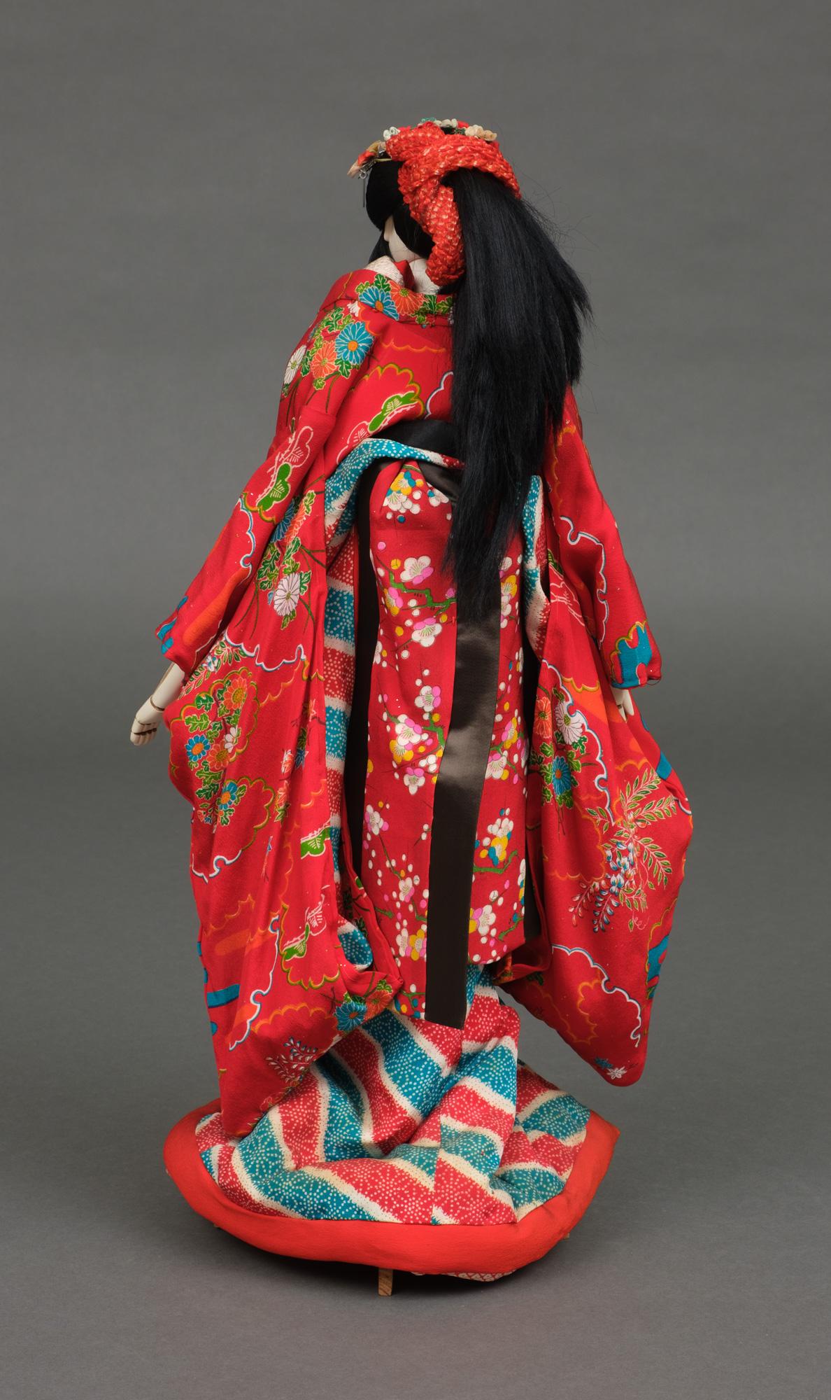 Well-Made Japanese Bunraku 文楽 Doll of a Beautiful Lady Known as Yaoya ...