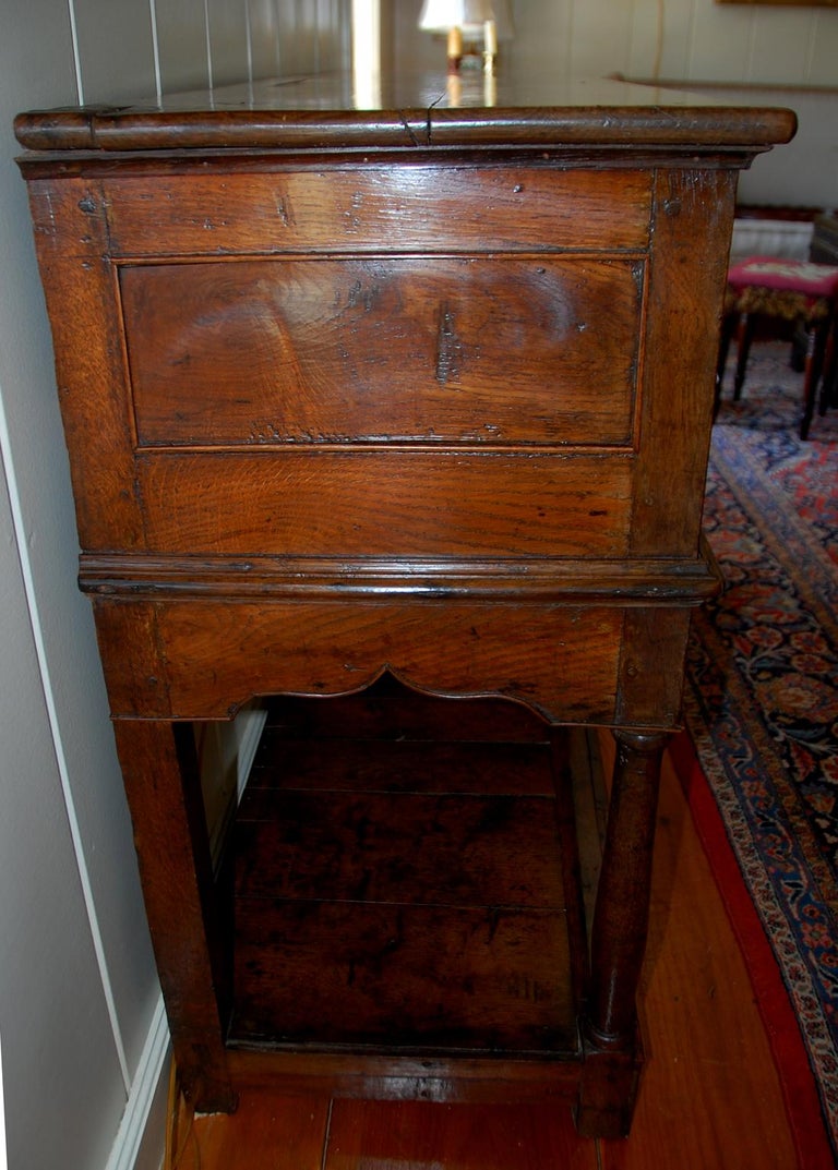 Welsh Georgian Oak Pot Board Dresser from Montgomeryshire Region at 1stDibs