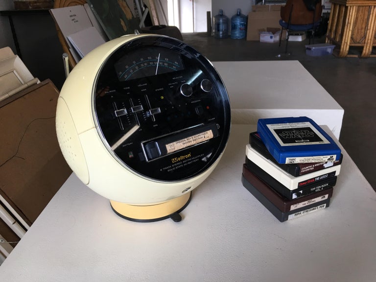 Weltron Model 2001 Space Ball, AM/FM Radio 8 Track Stereo at 1stDibs ...