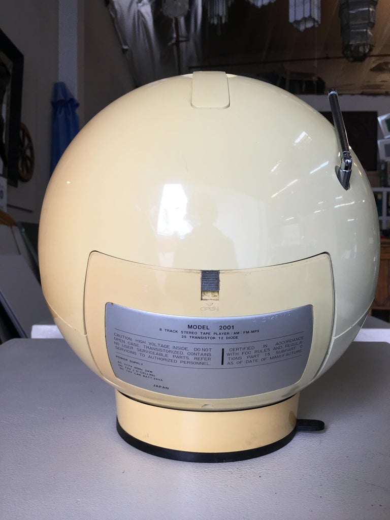 Weltron Model 2001 Space Ball, AM/FM Radio 8 Track Stereo at 1stDibs ...