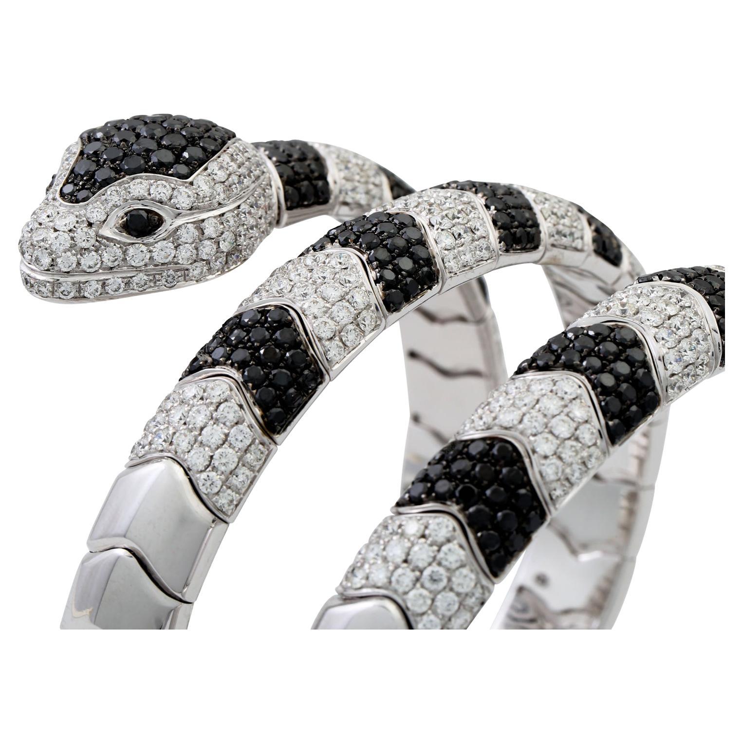 KIESELSTEIN-CORD Gem-Set Snake Bangle at 1stDibs