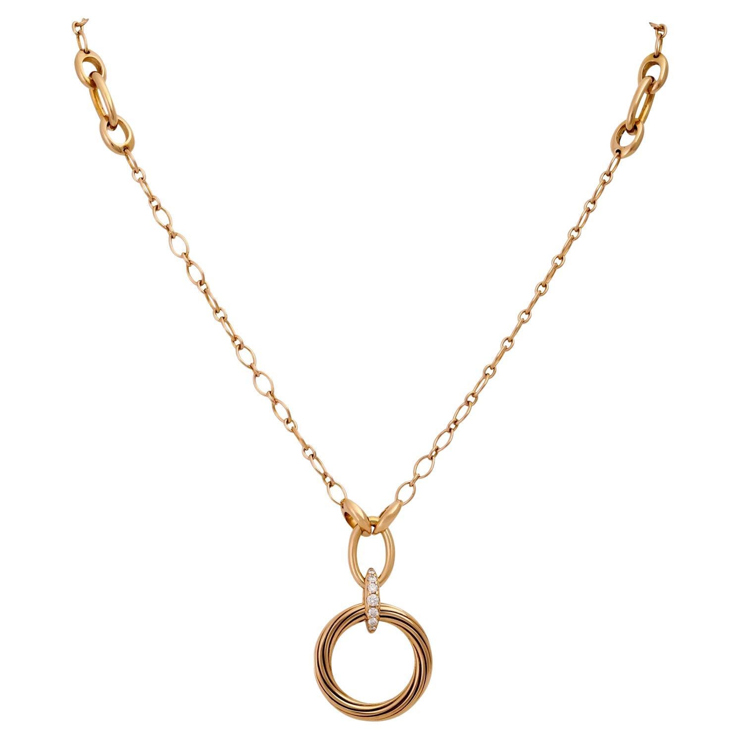 Wempe by Kim Pendant and Chain For Sale at 1stDibs