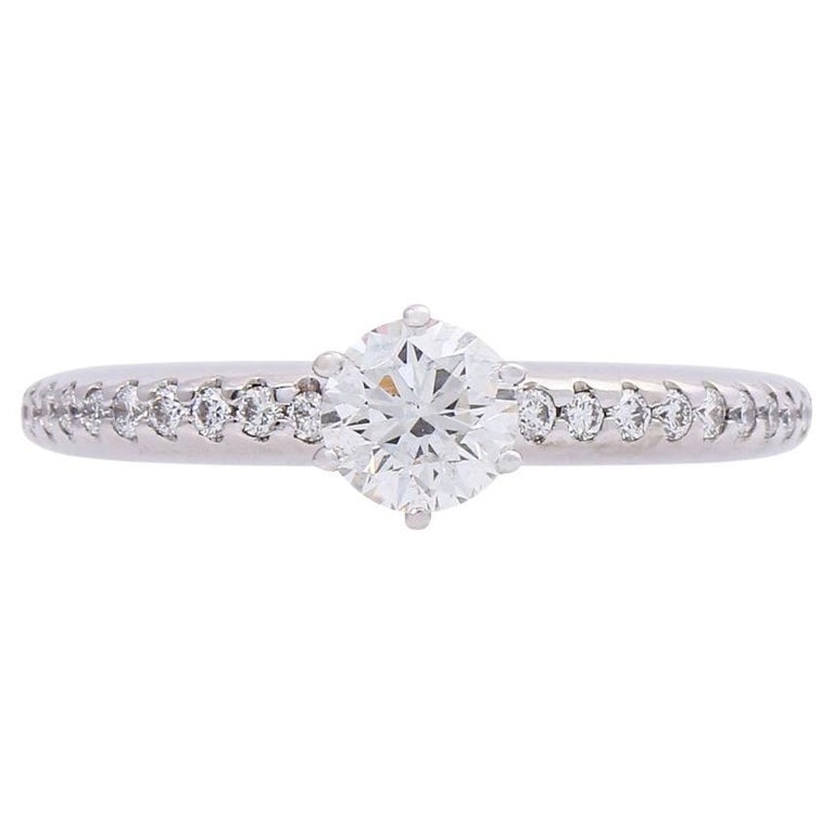 Wempe by Kim Solitaire Ring 'Promise' For Sale at 1stDibs