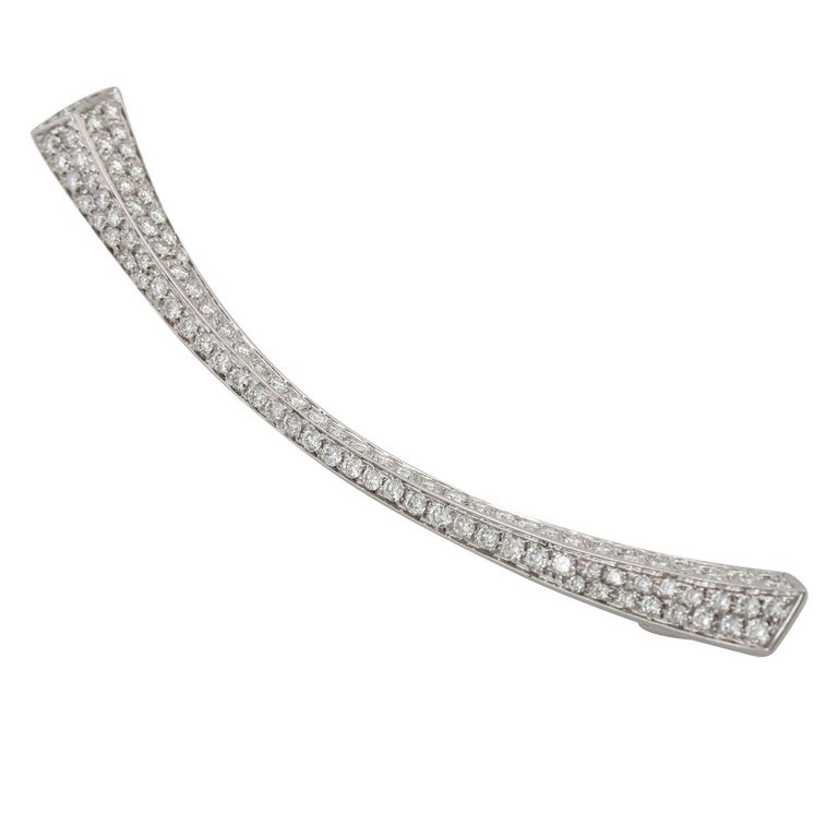 Wempe Needle with 109 Brilliant-Cut Diamonds Total Approx. 2 Ct, For ...