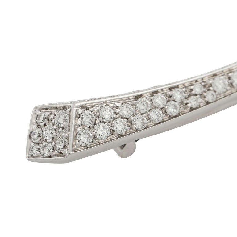 Wempe Needle with 109 Brilliant-Cut Diamonds Total Approx. 2 Ct, For ...