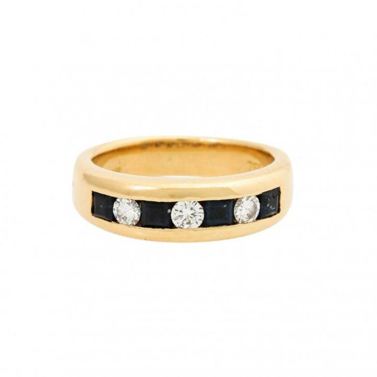 Wempe Ring with 4 Sapphires For Sale at 1stDibs