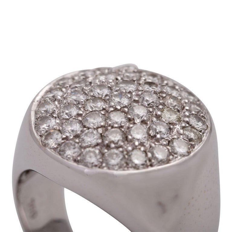 Wempe Ring with 43 Diamonds For Sale at 1stDibs