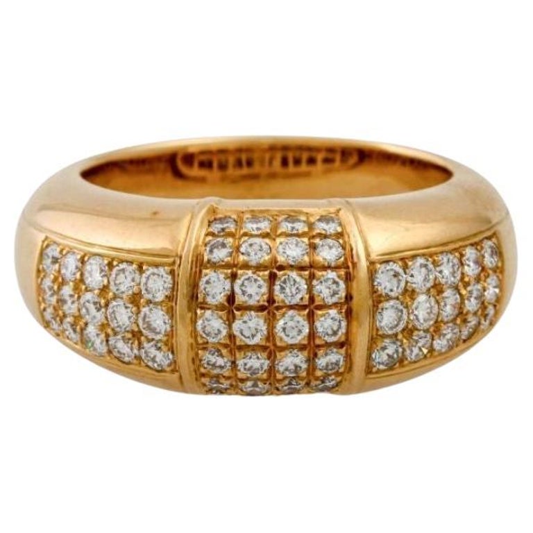 Wempe Ring with 58 Brilliant-Cut Diamonds Total Approx. 1.0 Ct For Sale ...