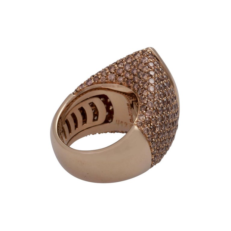 Wempe Ring with Garnet Navette For Sale at 1stDibs