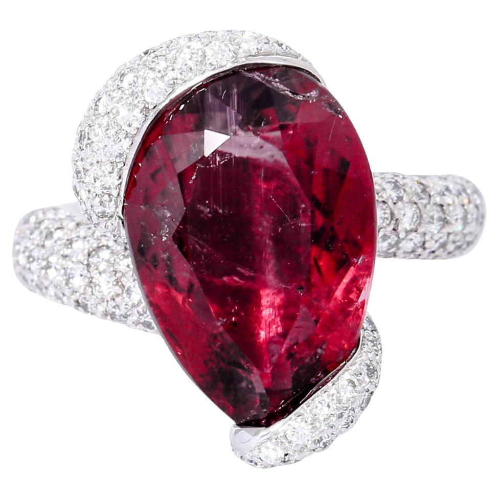 WEMPE ring with fine imperial topaz For Sale at 1stDibs