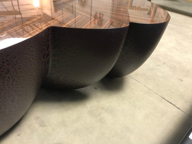 Wendell Castle 3 Pod Sizzle Coffee Table For Sale at 1stDibs
