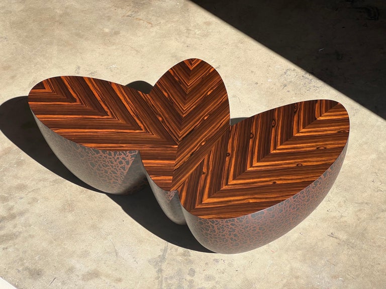 Wendell Castle 3 Pod Sizzle Coffee Table For Sale at 1stDibs
